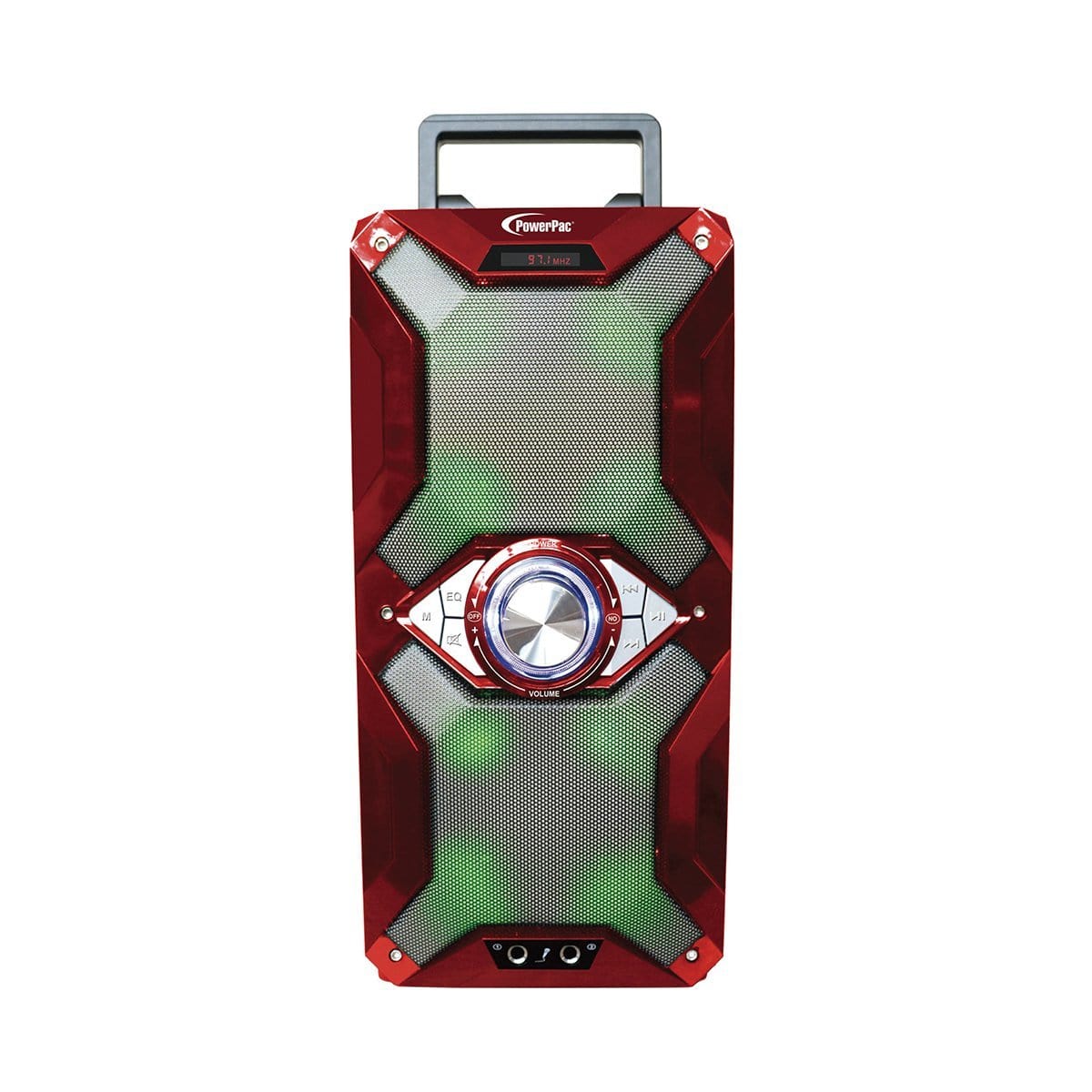 POWERPAC BOOMBOX RECHARGEABLE W/BLUETOOTH 1000W RED – PowerPac-kh
