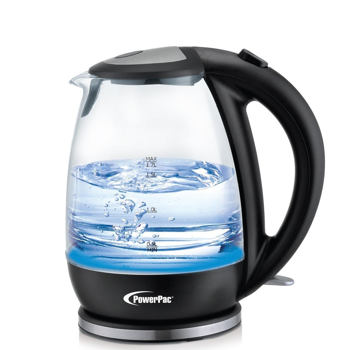 POWERPAC PPJ2004G CORDLESS GLASS JUG 1.7L – PowerPac-kh