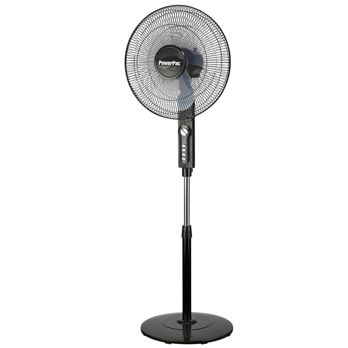 POWERPAC PPFS30 STAND FAN W/TIMER 16 INCH – PowerPac-kh